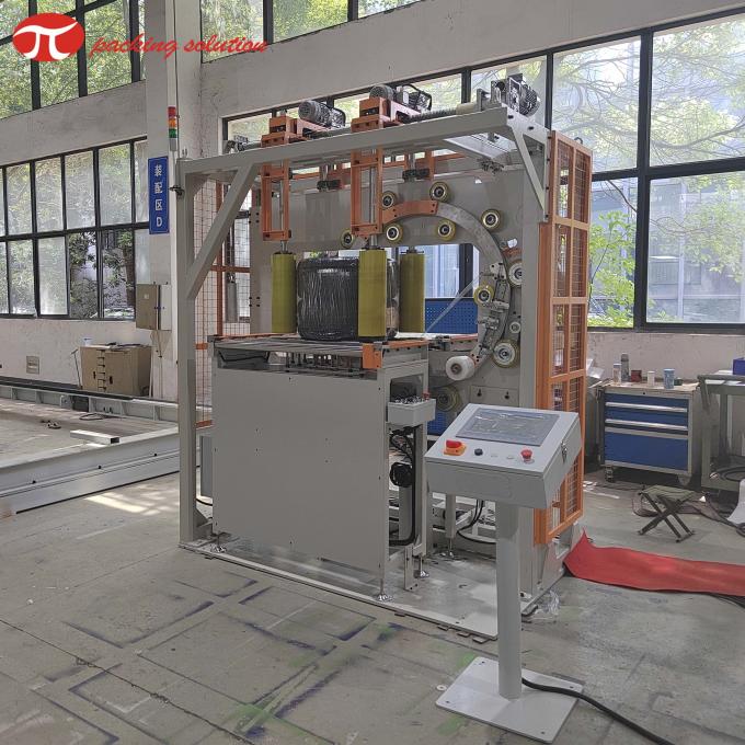 3Kw Horizontal Tire Packing Machine 120r/Min Conveyor Line Tire ...