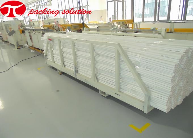 Plastic Pipe Bundling Machine 4000mm PVC Pipe Packing Line Working ...