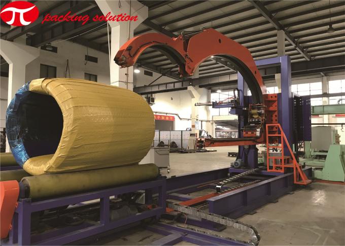 Jl Pack Vertical Coil Wrapping Machine , 11.0kw Aluminum Coil Whole ...